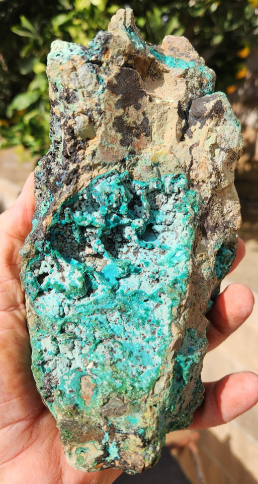 Chrysocolla Beautiful Rough Specimen Rock 7"X3.5"X2.5" 3 Pounds See ...