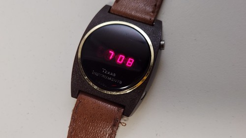 VINTAGE TEXAS INSTRUMENTS LED WATCH | eBay