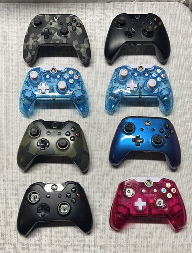 Lot of 8 Xbox One Controllers Sold AS IS for Parts or Repair ONLY, 3 ...