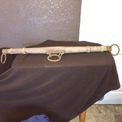 Antique Farm decor Vintage Single Tree Yoke Heavy Duty 38” x 3” | eBay