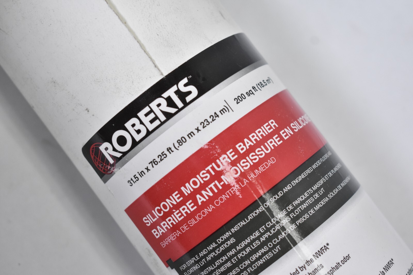 Roberts Silicone Moisture Barrier Roll 200sq 31.5" x 76.25" x 6 Mil 70 ...