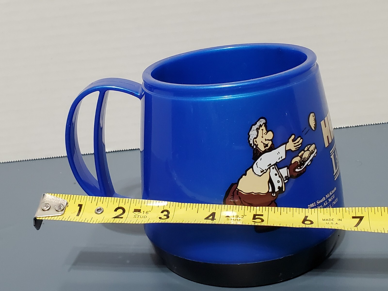 Lambert's Cafe Coffee Mug Cup Wide Base Home Of Throwed Rolls Thermo ...