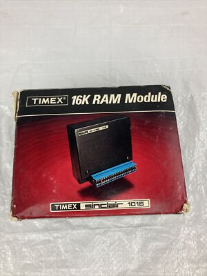 Vintage Timex Sinclair 16K RAM Memory Module Model 1016 in the Original ...