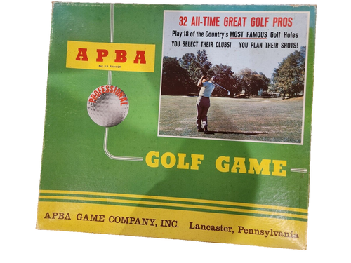 APBA Professional Golf Board Game | eBay