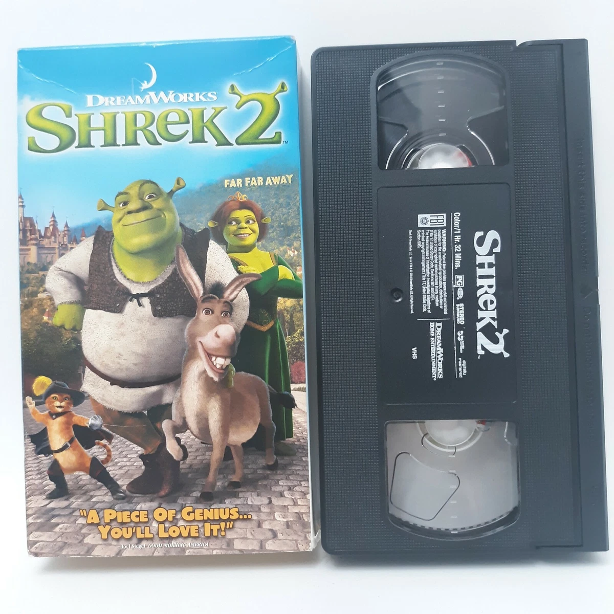 Original VHS Opening And Closing To Shrek UK VHS Tape, 58% OFF