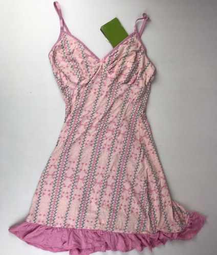 Pink Eskimo Girl Mitch Dowd Dress Viscose Elastane Chemise Size S New ...