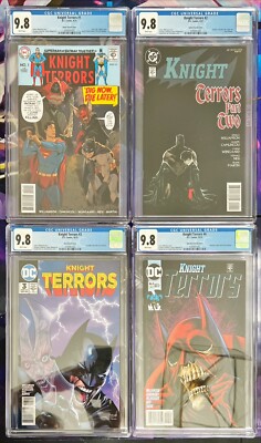 KNIGHT TERRORS #1,2,3&4 9.8 Variant Set! Duce All 4 Covers CGC 9.8 4 ...
