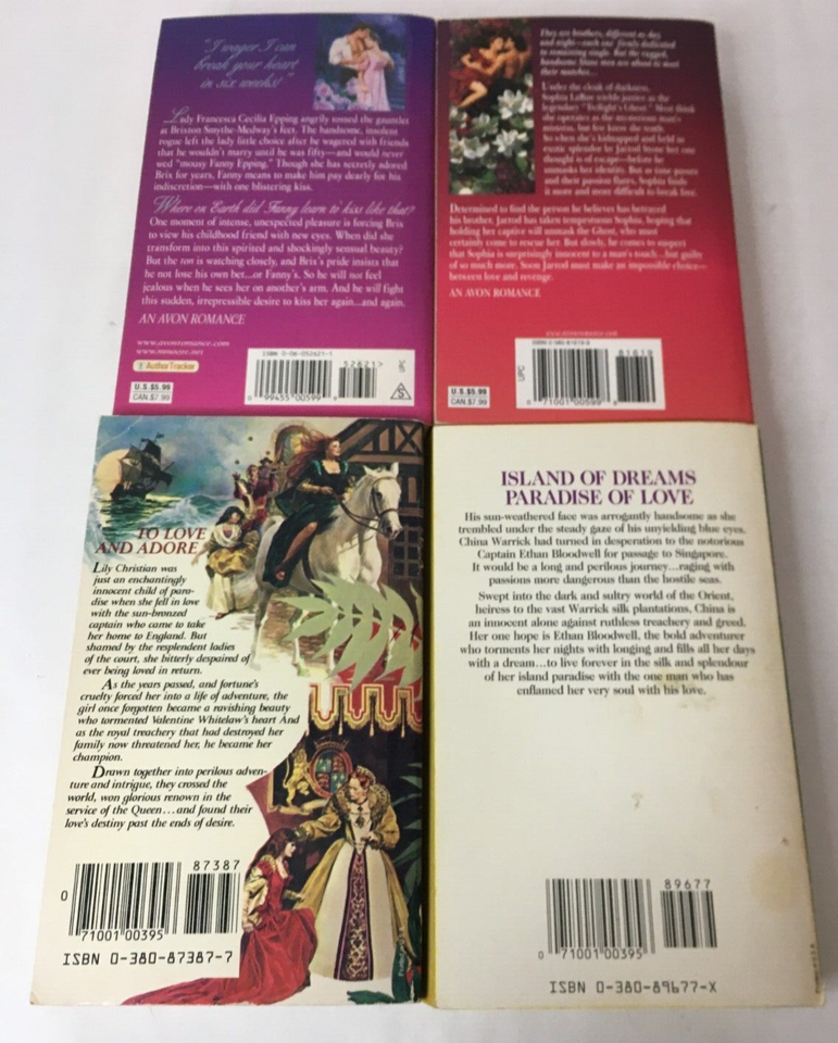 Lot of 9 Vintage AVON Historical Romance PB Books - Clinch Covers ...