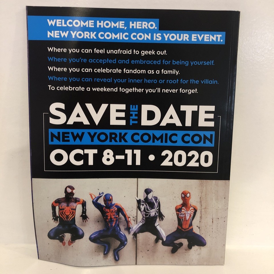 NYCC New York Comic Con 2019 Exclusive Program Guide Book | eBay