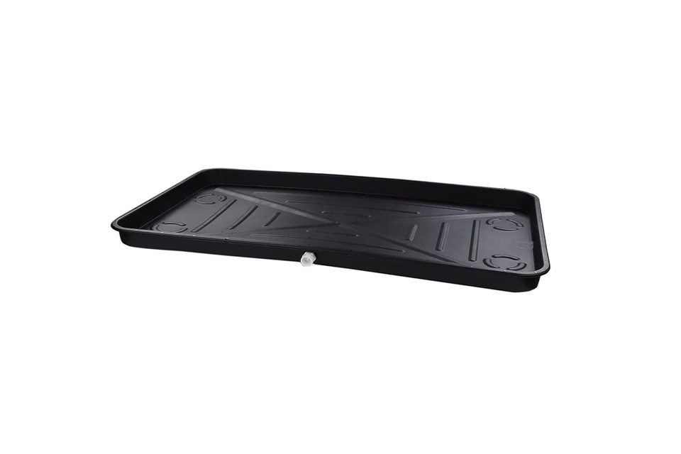 Heavy-Duty 27" x 48" A/C Plastic Drip Pan with Rolled Edges - Water Protection | eBay