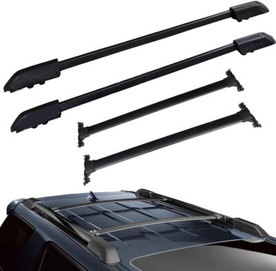 Roof Rack Side Rails Cross Bars Side Ladder for 2010-2024 Toyota ...