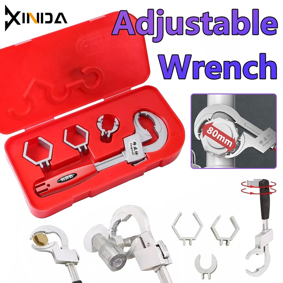 Adjustable Wrench Universal Monkey Spanner Multi-function Plumbing Hand Tools | eBay