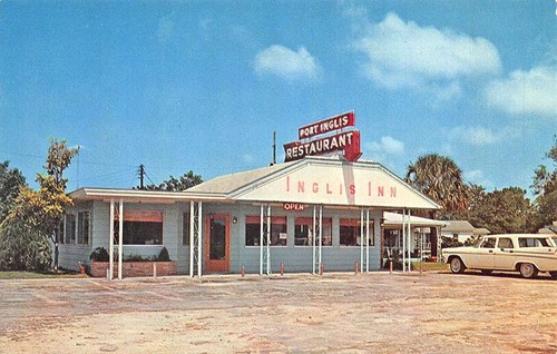 Port inglis FL Drive-In Restaurant Old Car Postcard | eBay