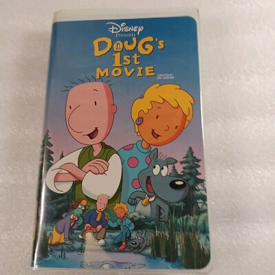 DOUG'S FIRST MOVIE VHS Tape In White Clamshell Case Disney 786936088298 ...