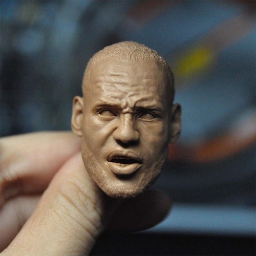 1/6 Scale Basketball Star James Head Sculpt Unpainted Fit 12" Figure B ...