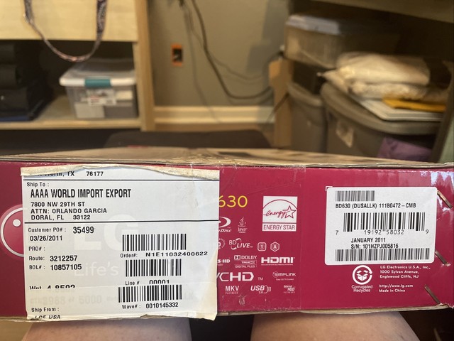 LG BD630 Blu-Ray Player for sale online | eBay