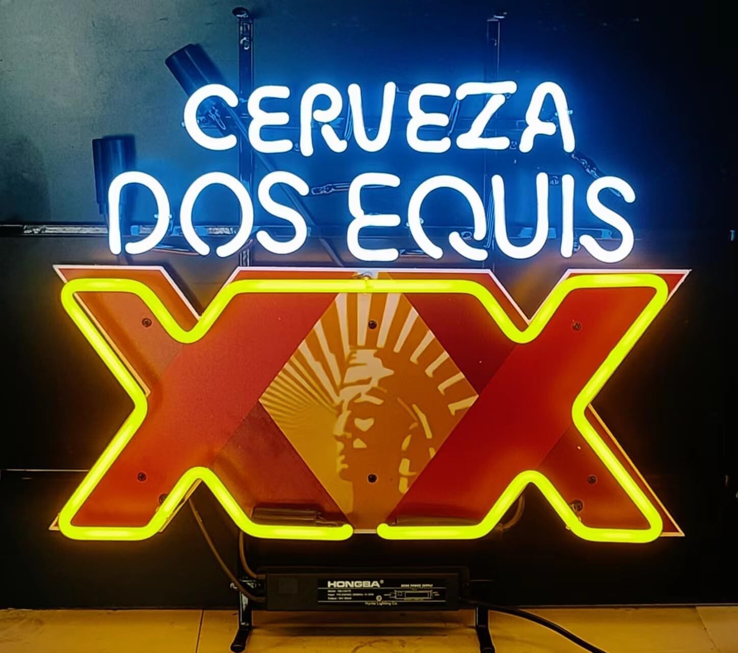 DOS EQUIS NEON Light Sign 20"x24” Eco friendly | eBay