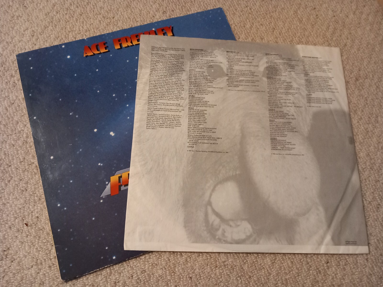 Ace Frehley Frehley's Comet Vinyl Record Album LP Megaforce Worldwide ...