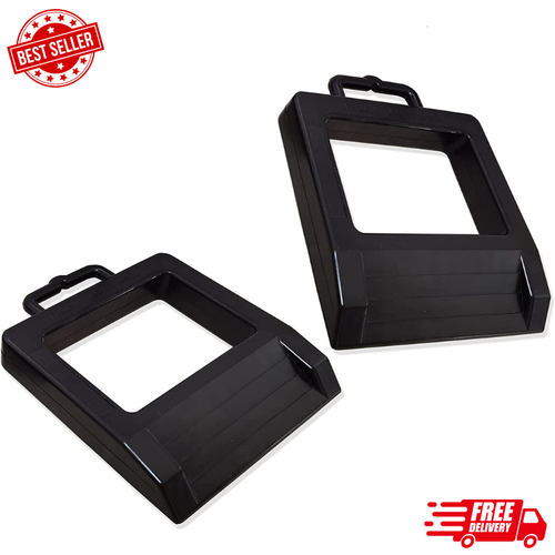 Rubber Heavy Duty Pallet Jack Wheel Chock 2 Pack Premium Pallet Jack ...