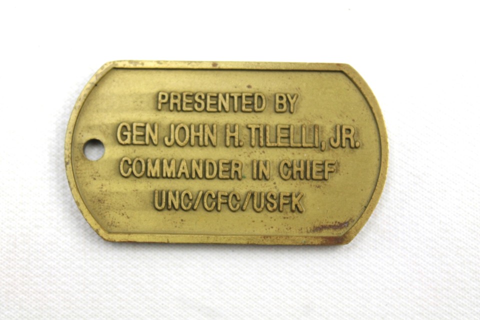 4 Star General JOHN H TILELLI JR Commander in Chief UNC CFC USFK ...