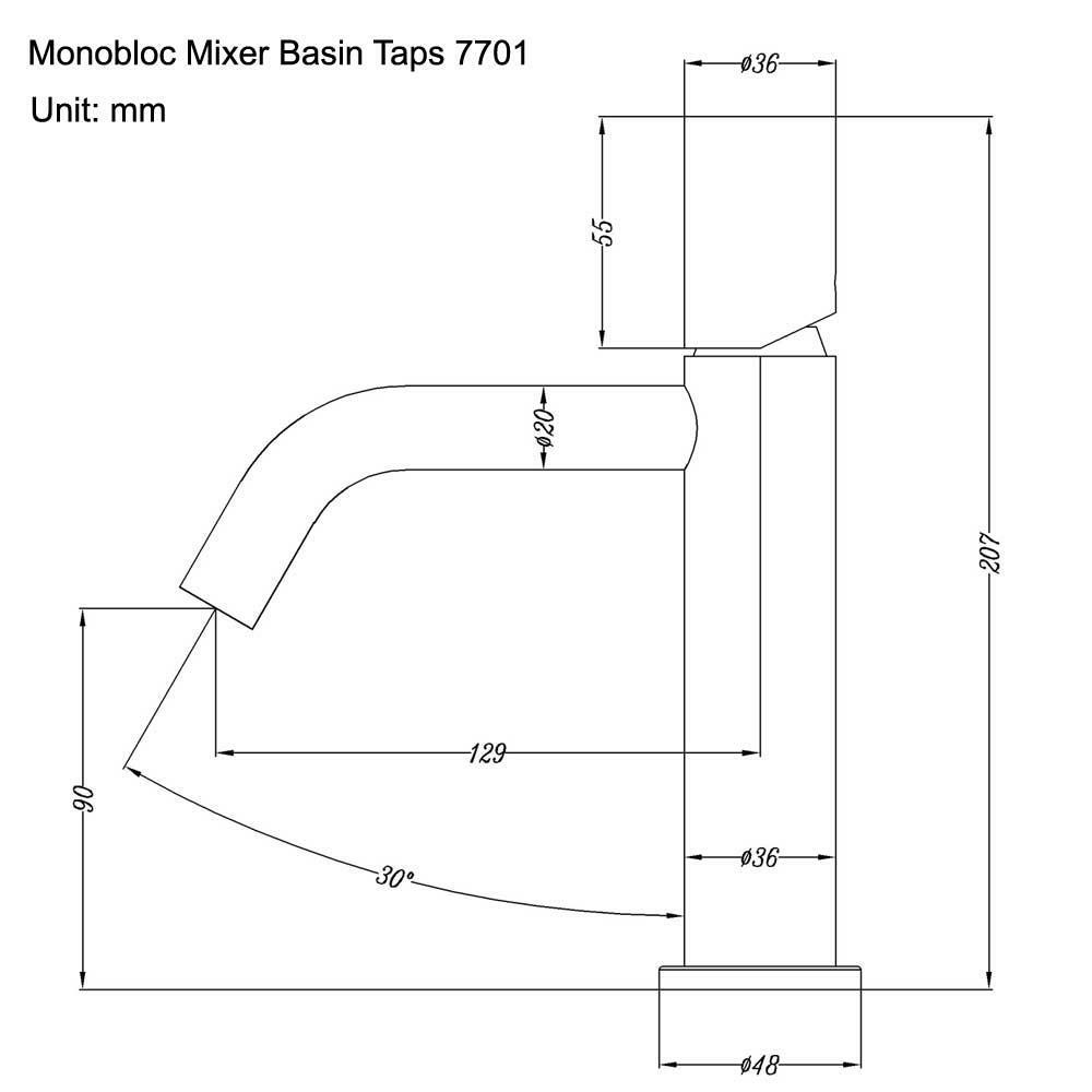 Bathroom Basin Mixer Tap Counter Top Singer Holder Chrome Brass ...