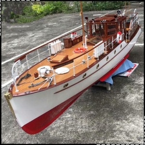 Bluebird of Chelsea Yacht Scale 1/18 880 mm 34.6" RC Wood Model Ship ...