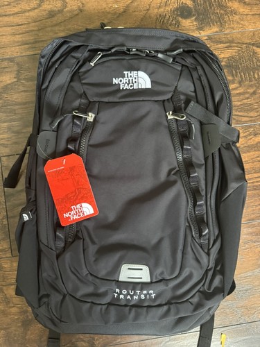 NWT The North Face Router Transit Backpack Black | eBay