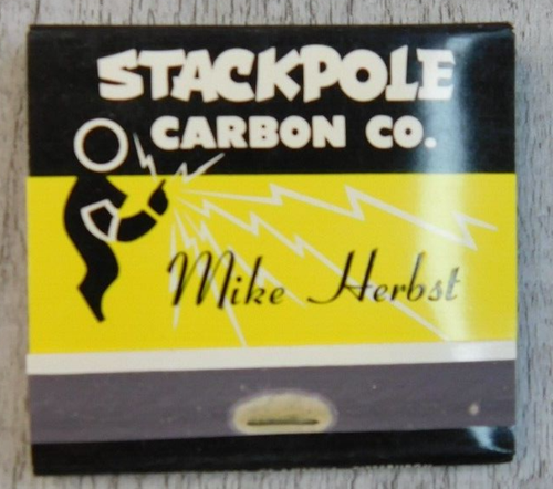 Stackpole Carbon Company St. Mary's Pennsylvania Full Unstruck Vintage ...