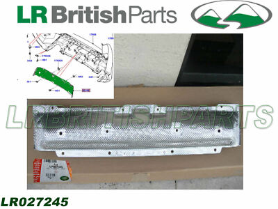 GENUINE LAND ROVER REAR BUMPER MUFFLER HEAT SHIELD RANGE ROVER EVOQUE ...