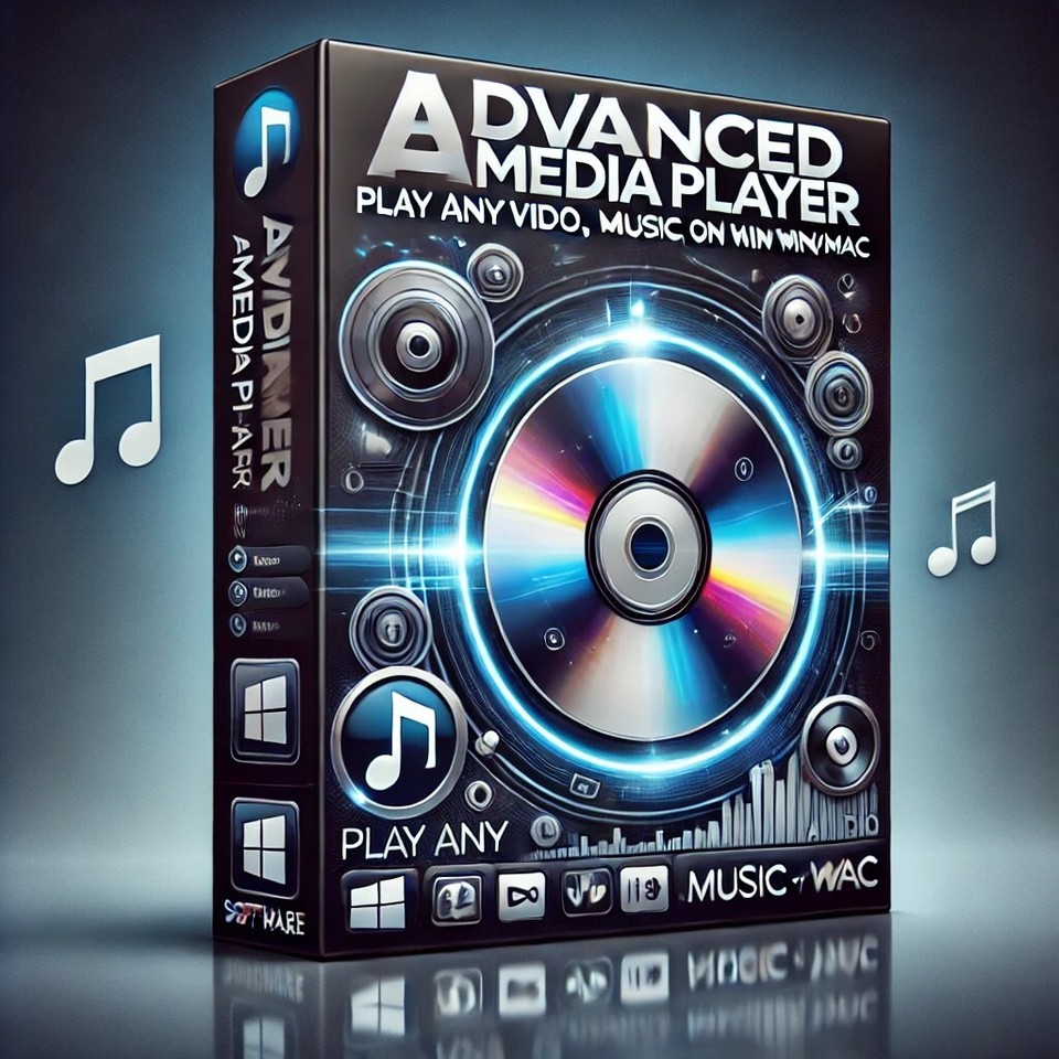 Advanced Media Player Software CD - Play Any Video, DVD, Music, Audio ...