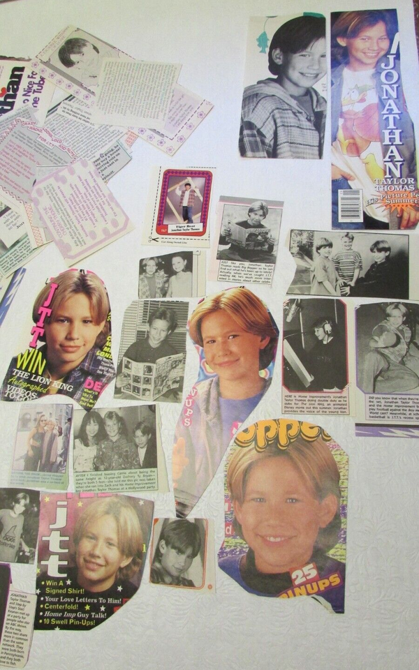 Lot 1990's Teen Idol Star Magazines CUT-OUT Pictures JTT JONATHAN ...