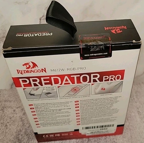 M612 PRO RGB Gaming Mouse 8000 DPI Wired/Wireless Optical Gamer Mouse ...