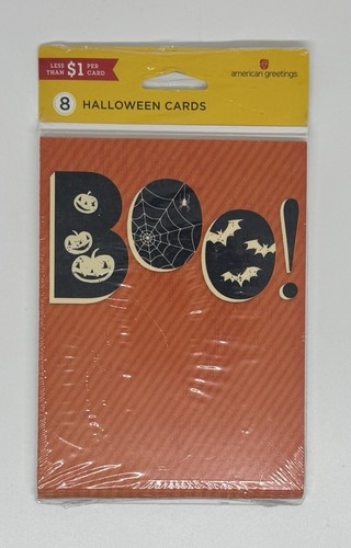 American Greetings Boo! Halloween Cards, Package of 8 | eBay