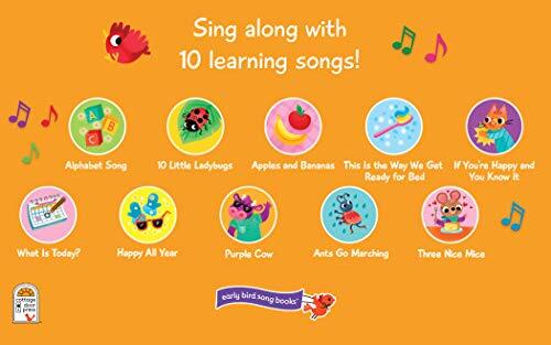 ABC & 123 Learning Songs: Interactive Children's Sound Book (11 Button ...
