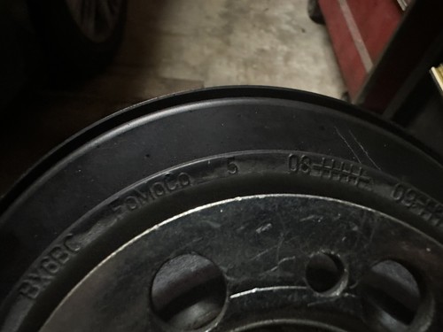 Jaguar Crankshaft Pulpy Vibration Damper JDE38472 | eBay