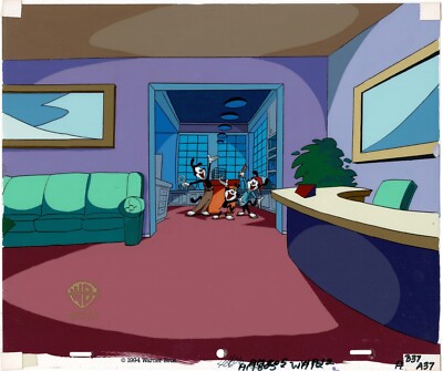 Animaniacs Pinky and The Brain Cels Spielberg 1993 OPENING SETUP Warner ...