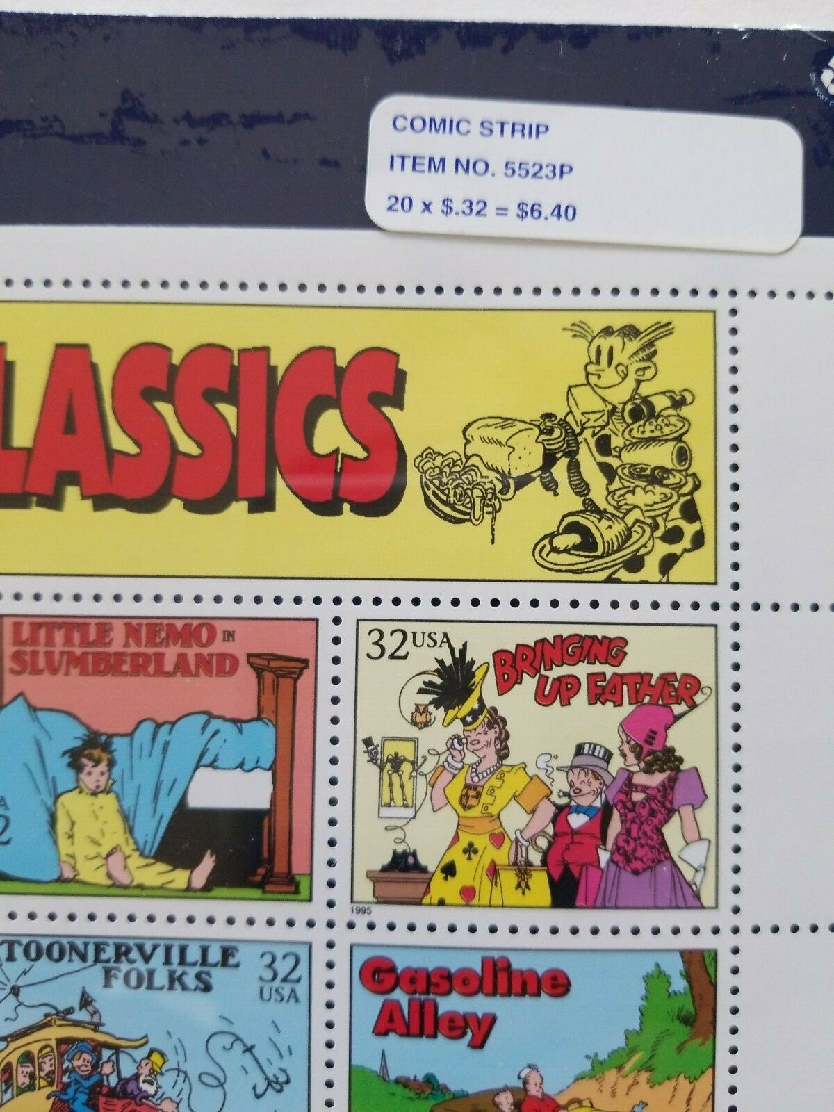 Comic Strip Classics Stamps Sealed Sheet of 20 at $.32 Mint | eBay
