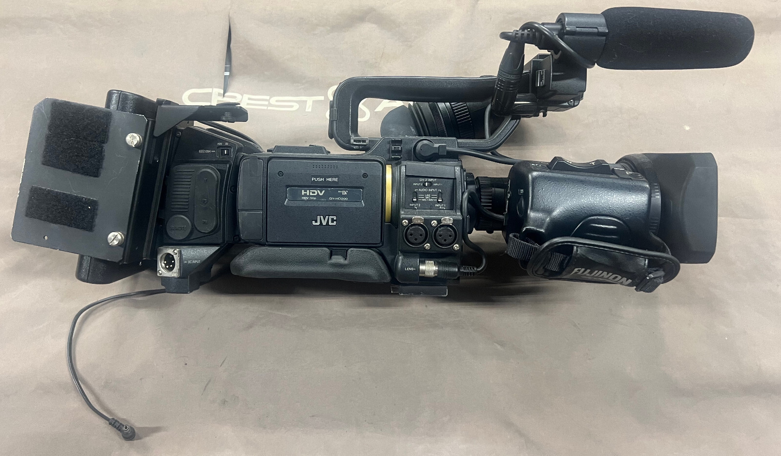 JVC GY-HD200 HD DV Camcorder w/Fujinon Lens Video Camera 46838035616 | eBay