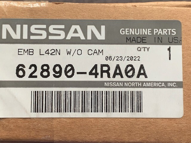 NEW OEM 2016-2019 NISSAN MAXIMA FRONT GRILLE EMBLEM W/O FRONT CAMERA ...