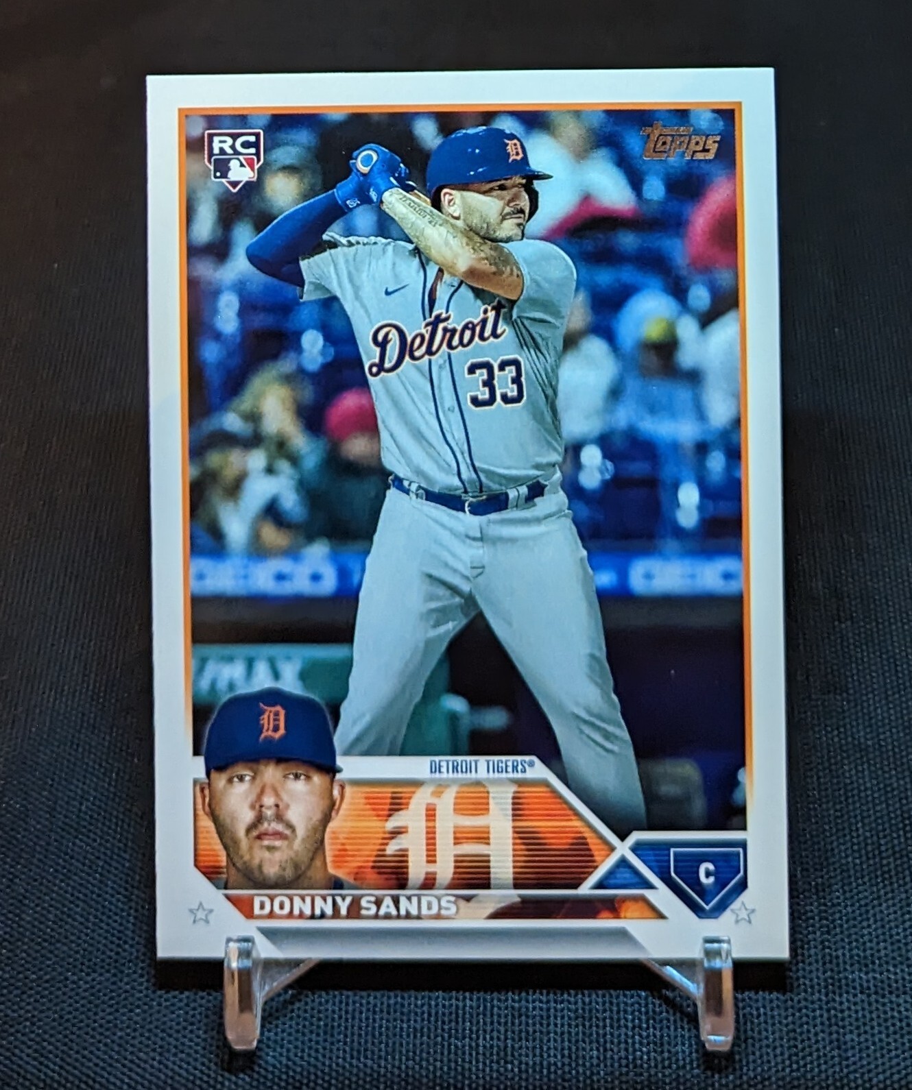 Donny Sands Flagship Rookie Card RC 2023 Topps Series 2 #416 Detroit ...