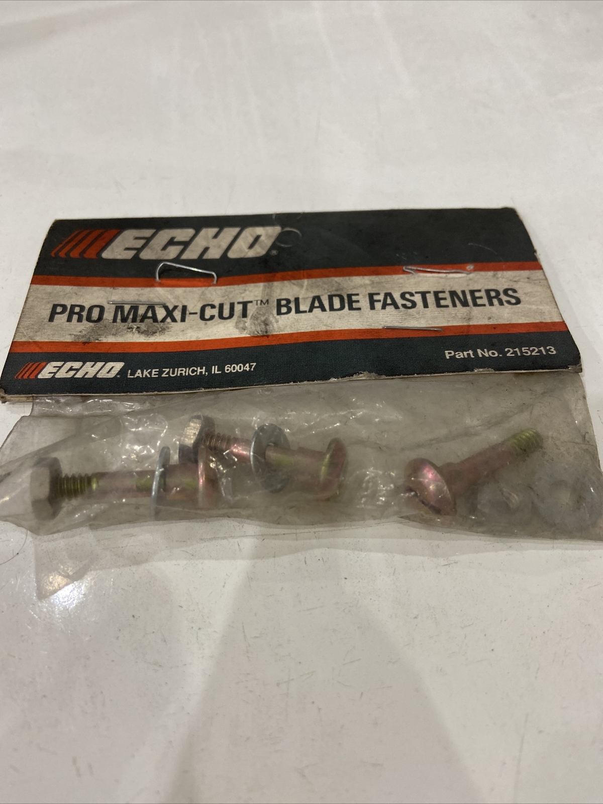 Echo Pro Maxi-Cut Blade Fasteners 215213 Pack Of 3 NOS | eBay