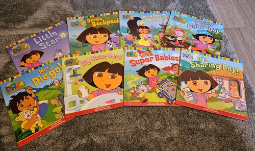 8 x Dora the Explorer Books Bundle Nick Jr Kids Stories Super Babies ...