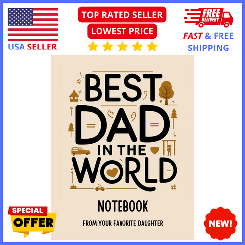 Dear Dad Memory Book – Fill-in Gift Journal Keepsake for Father's Day ...
