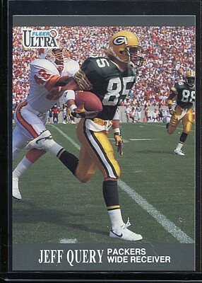 1991 Fleer Ultra Football Jeff Query #177 Green Bay Packers College ...