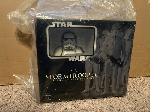 GENTLE GIANT STAR WARS STORMTROOPER DELUXE COLLECTIBLE BUST 2004 NEW IN ...
