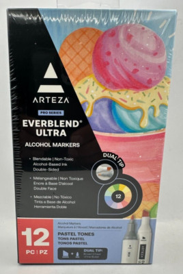 Arteza EverBlend Ultra Art Markers | Pastel Colors 12 PC (ARTZ-2147) | eBay