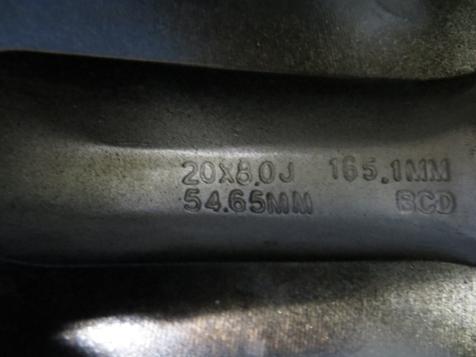 DODGE RAM 2500 3500 20" BLACK 8 SPOKE ALLOY WHEEL - 1 - 6MH99TRMAA ...