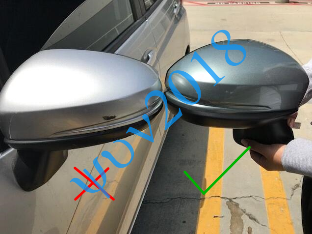 2015-2017 Honda Fit Silver Right Passenger Side View Mirror Assembly ...