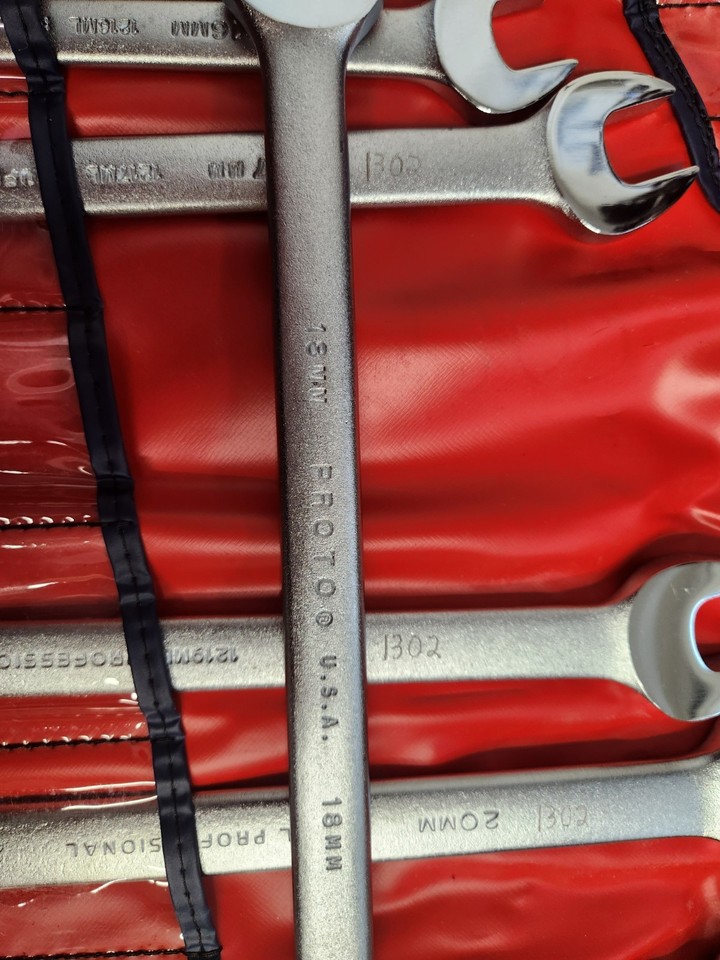 Proto Set Metric 18pc Combination Wrench Set | eBay