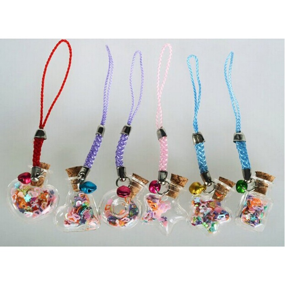 10pcs Teardrop Shape Mini Wish Note Craft Glass Bottles Jars with Cork ...